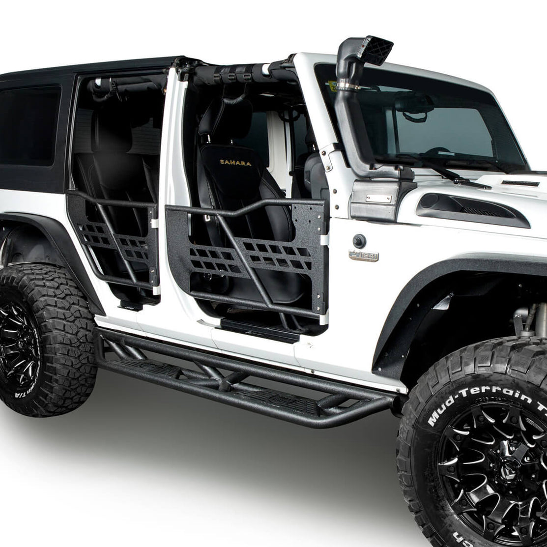 2007-2018 JK BLADE Side Steps Nerf Bars for Jeep Wrangler - u-Box Offroad