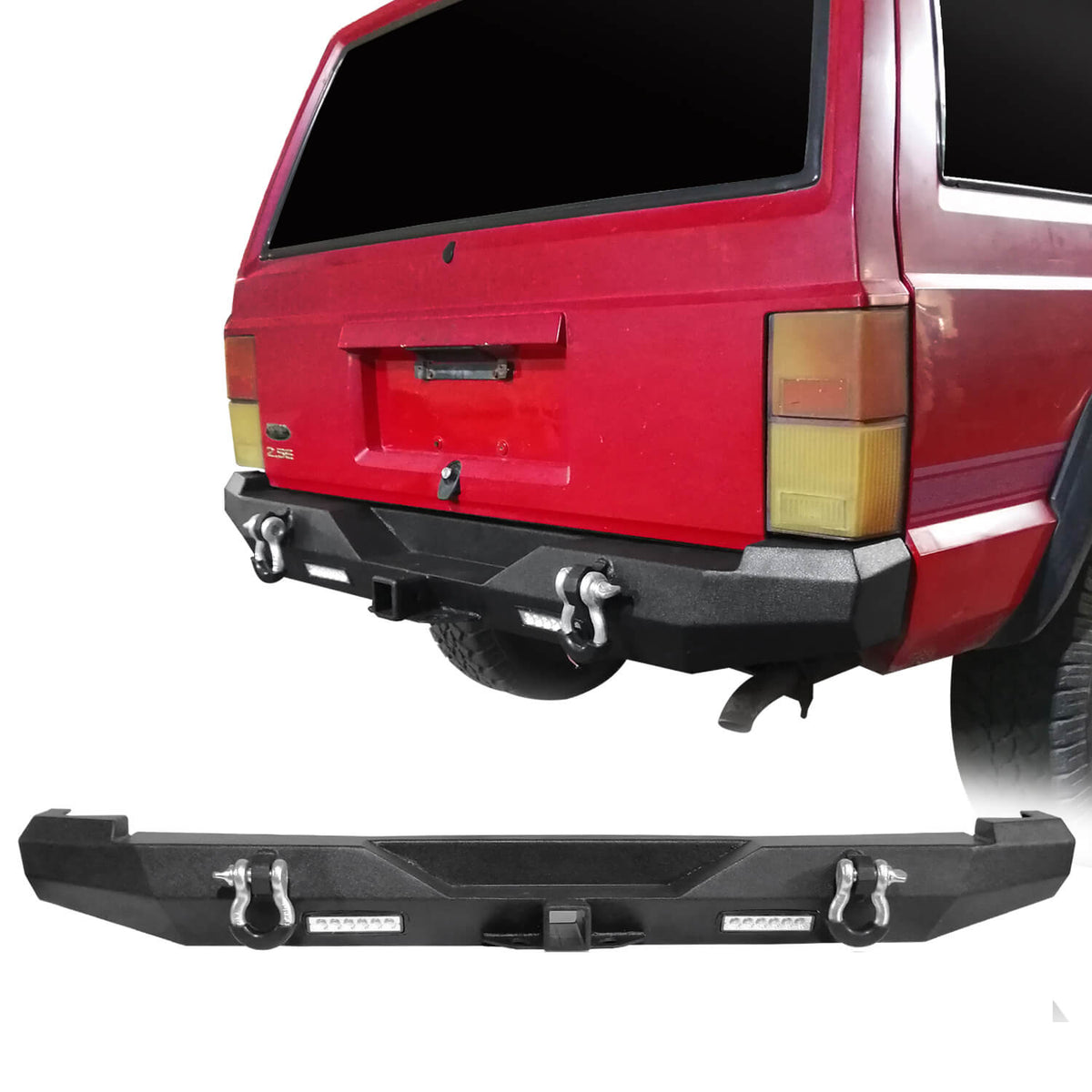 Jeep Cherokee XJ Rear Bumper for 1984-2001 Jeep Cherokee XJ - u-Box Offroad