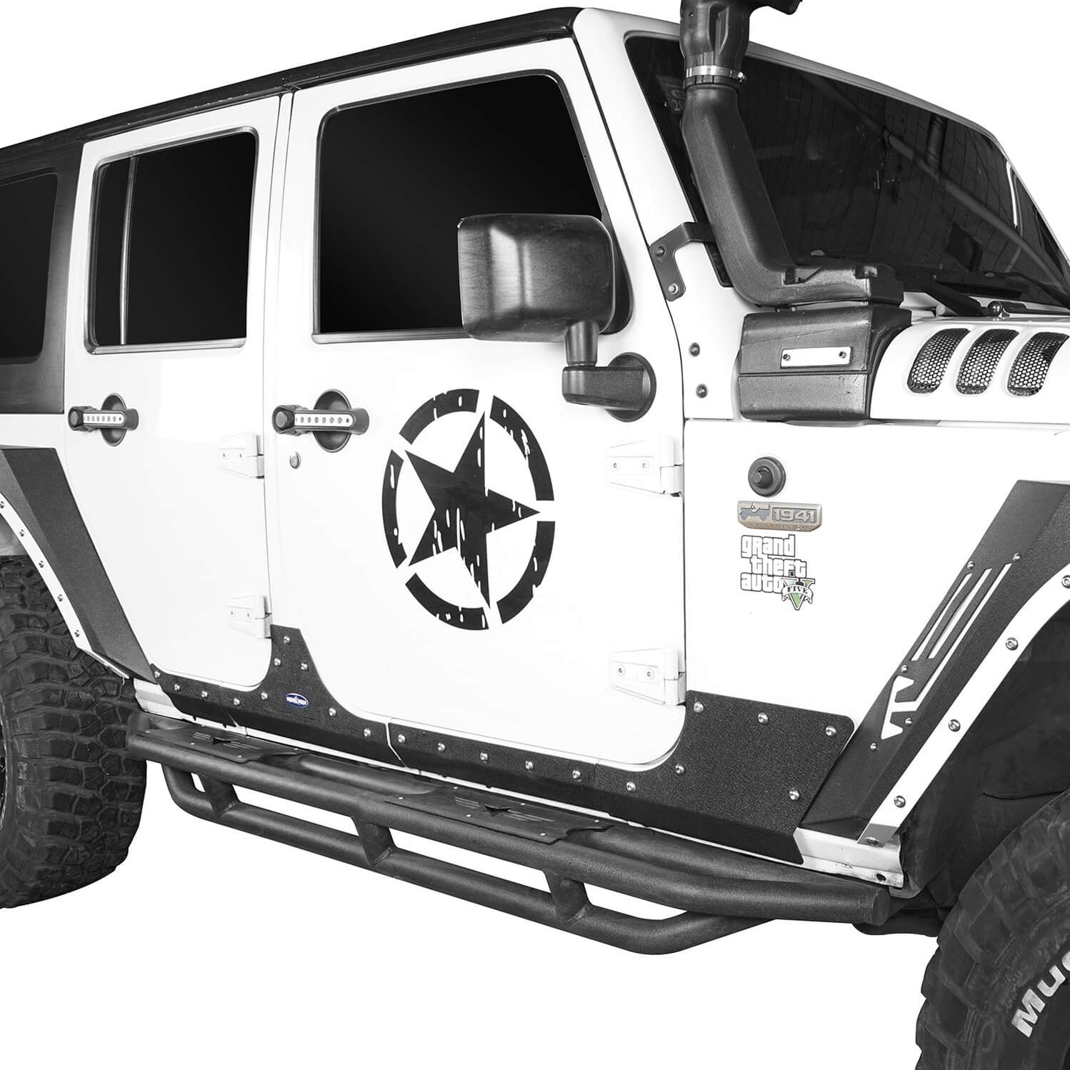 Jeep JK Armour Fender Flares & Body Armor Cladding for 2007-2018 Jeep ...