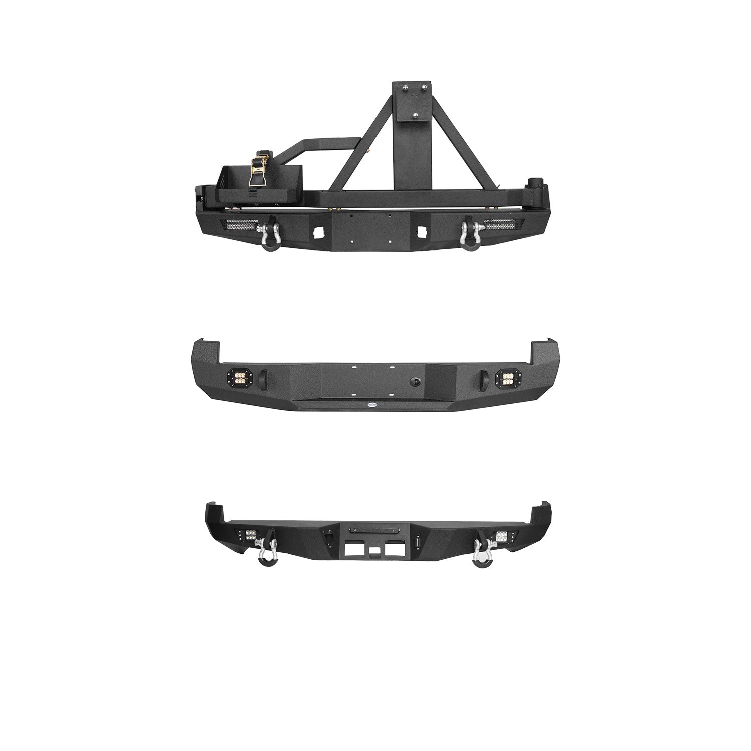 Rear Bumper for 2005-2015 Toyota Tacoma - u-Box Offroad